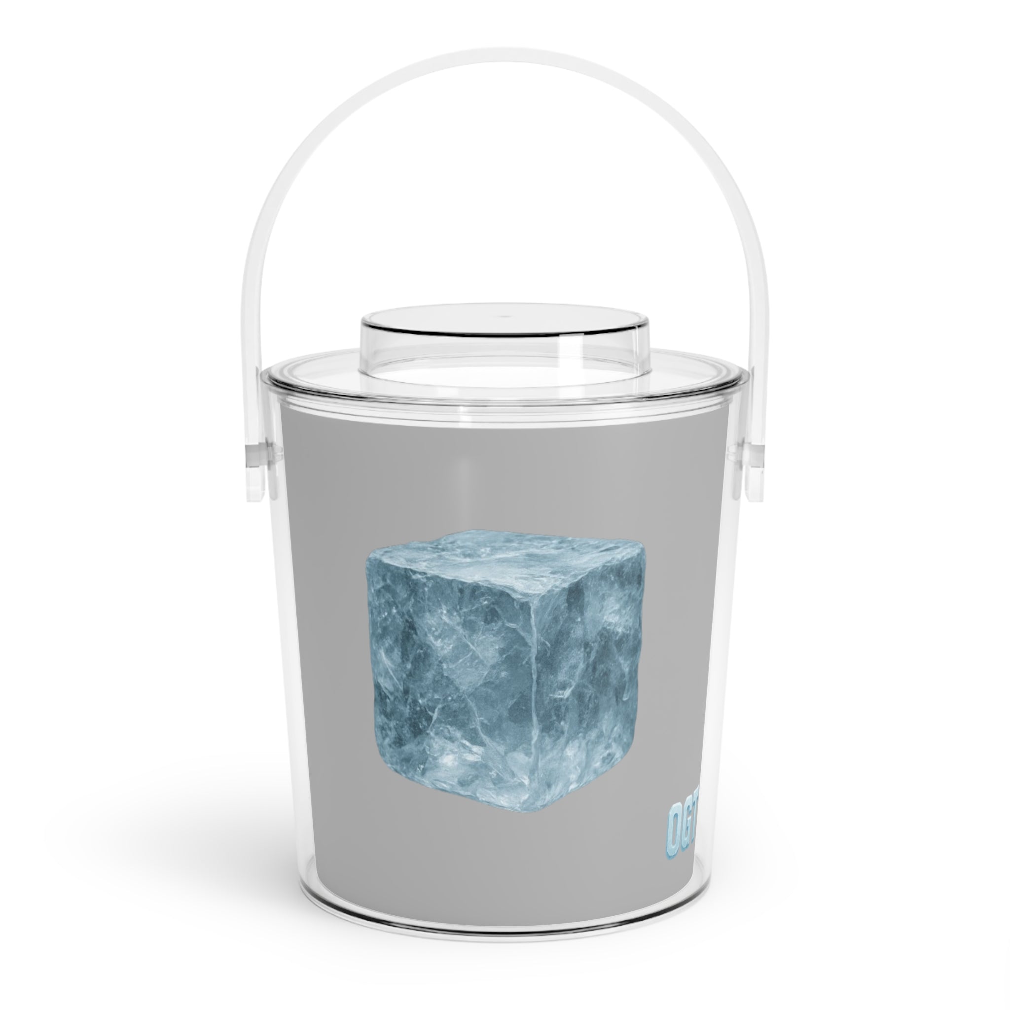 'OGT' Frosted Letter Ice Bucket with Tongs – GT Garments