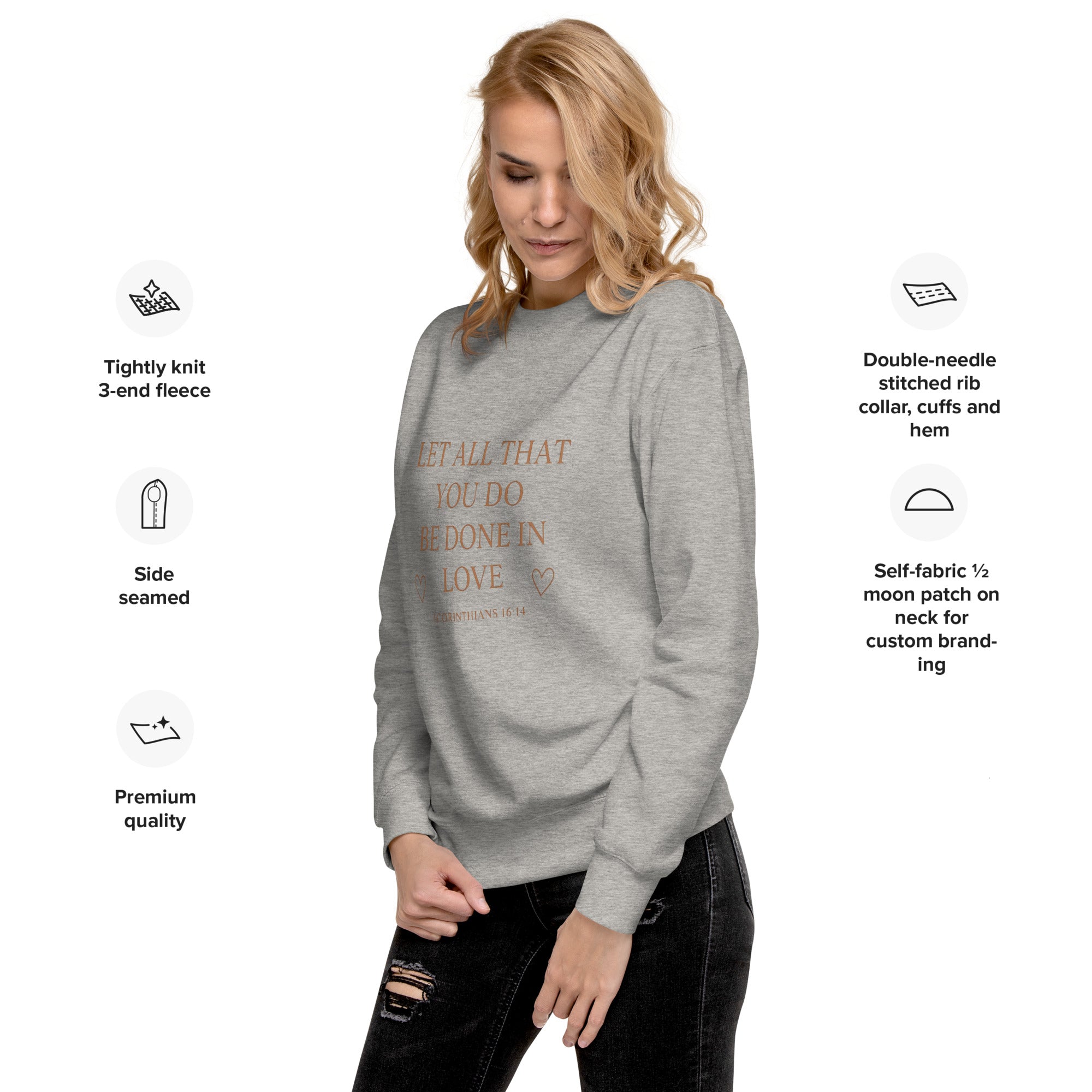 1 Corinthians 16:14 Sweater - Bible Verse – GT Garments